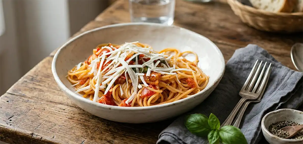 Spaghetti a Picchi Pacchiu: Ricetta Originale Siciliana